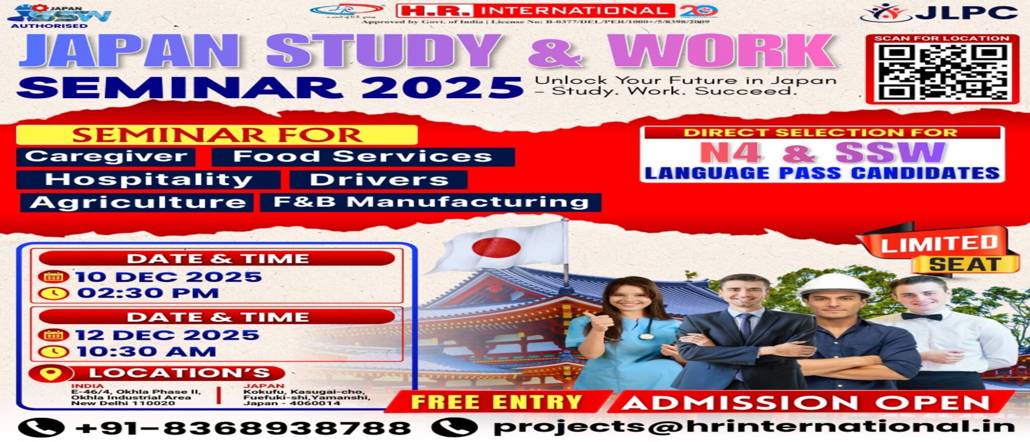 JAPAN STUDY & WORK SEMINAR 2025 – Unlock Your Future in Japan: Study ...
