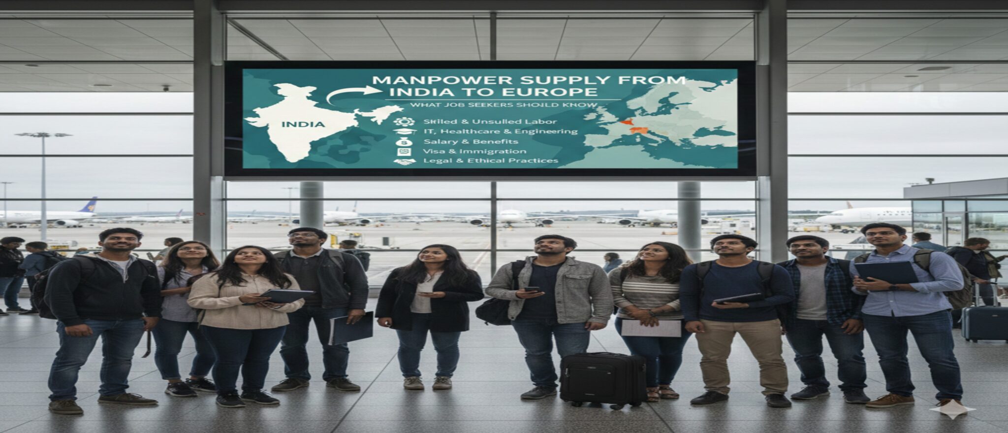 Manpower Supply from India to Europe: What Job Seekers Should Know